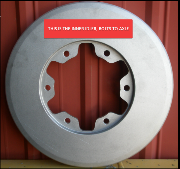 15" Inner Idler, Cat 277D 287D 297D Multi-Terrain Loader ...
