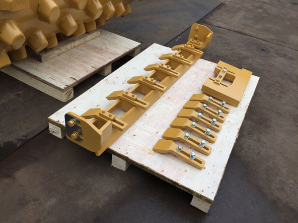 66" Cat Roller Pad Foot Shell Kits W/Bumper, For CS423, CS433, CS44, C ...