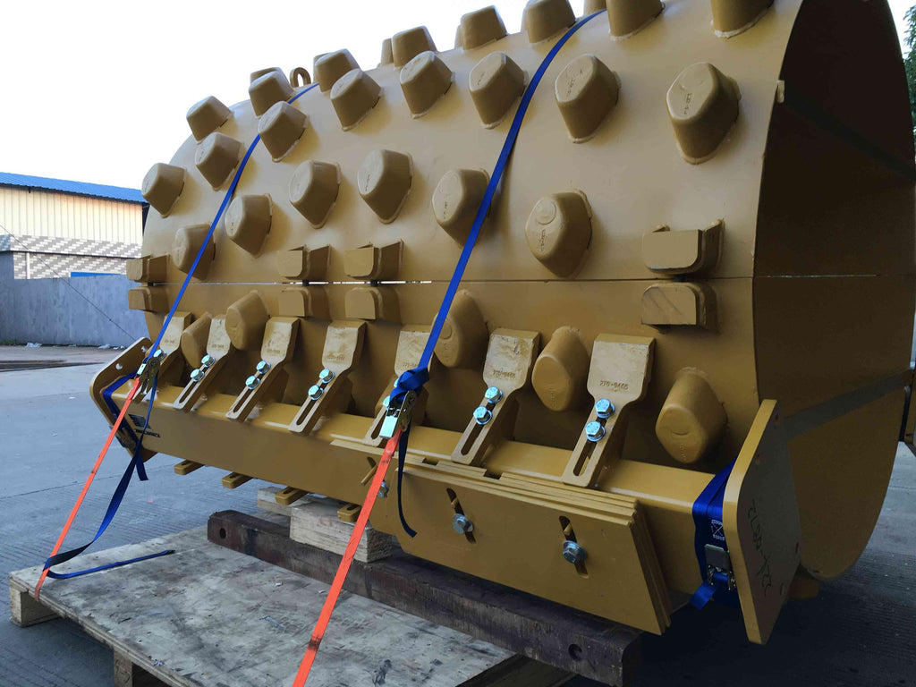 84" Cat Roller Pad Foot Shell Kits W/Bumper, For CS533, CS54, CS54B, C ...