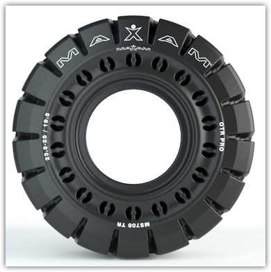 20.5-25 Maxam MS708 Traction (25-17) Aperture Solid Tire Only V53210 ...