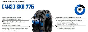 10-16.5 (265/70-16.5) Camso SKS 775 Tire, L-5, 10-Ply Rating (8.957.84 ...