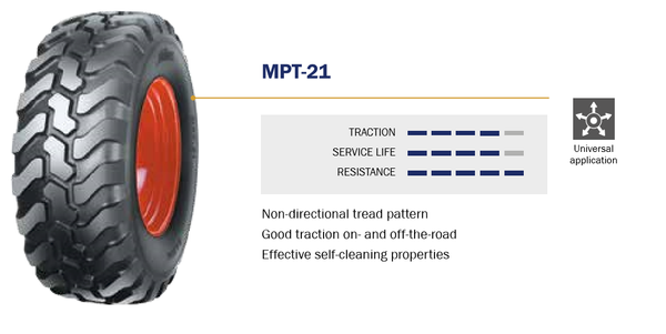 405/70R20 (16/70R20) Mitas MPT-21 152J Multi-Purpose Radial Tire 20000 ...